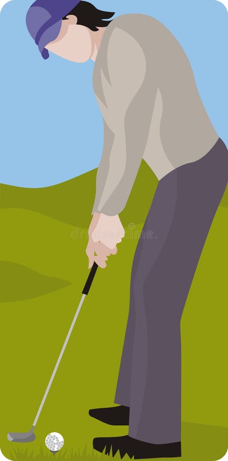 Golfer Cheating - Golf Cartoons Series Number 5 Stock Illustration ...