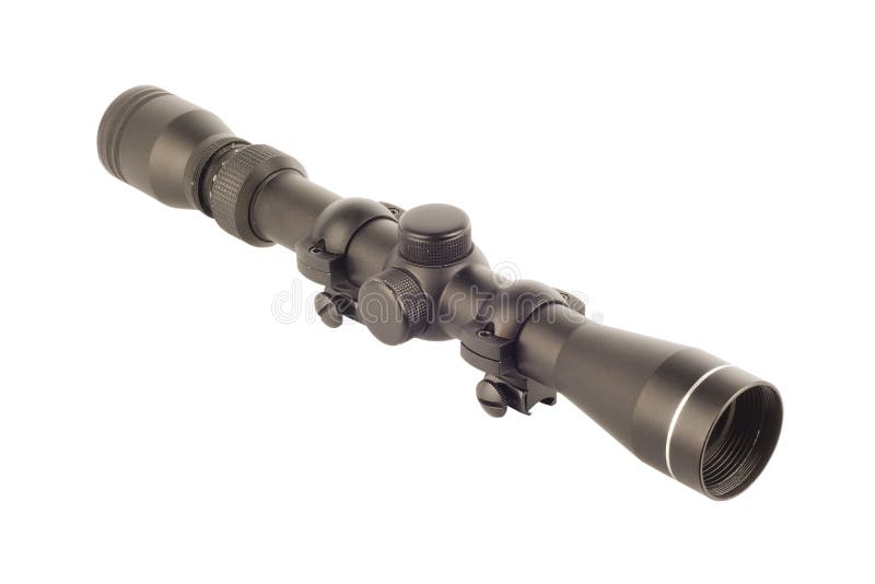 Sport isolated rifle scope stock image. Image of army - 4769509
