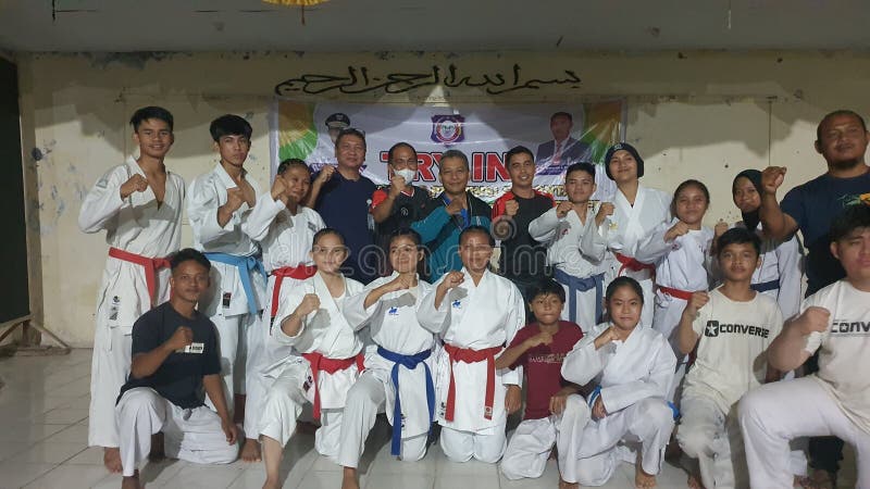 Sport in Karate Kids Tournament in Boalemo Editorial Stock Photo ...