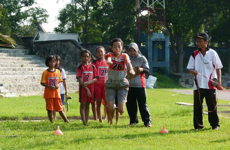 Sport lessons editorial stock image. Image of solo, central - 70252759