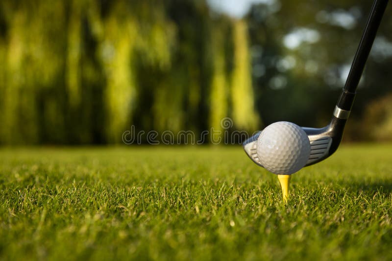 Sport and Lifestyle, Golf Player Playing in a Golf Club Stock Photo ...