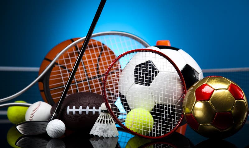 Sport, a Lot of Balls and Stuff Stock Image - Image of equipment ...