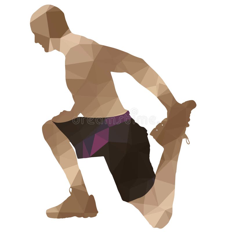 Sport man stock vector. Illustration of human, motion - 56434317