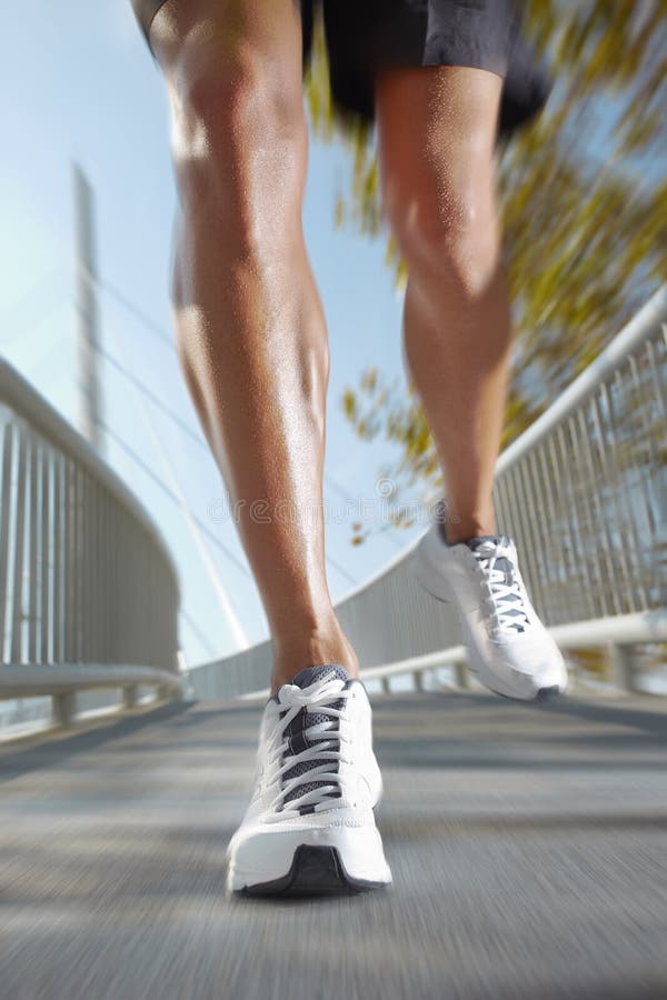 Sport Man Running. Background in Motion Stock Image - Image of outdoor ...