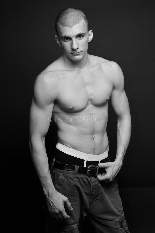 Sport model stock photo. Image of pack, young, exercise - 21987600