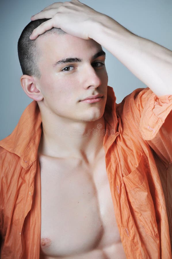 Sport model stock image. Image of naked, sportsmen, strength - 14837893