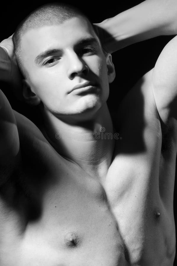 Sport model stock photo. Image of bodybuilder, toned - 14837962