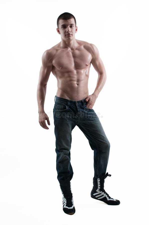 Sport model stock photo. Image of muscle, strong, sportsmen - 14879664