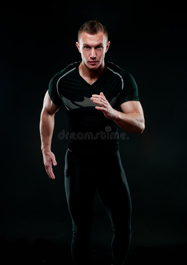 Athletic model stock photo. Image of strong, macho, muscular - 23690574