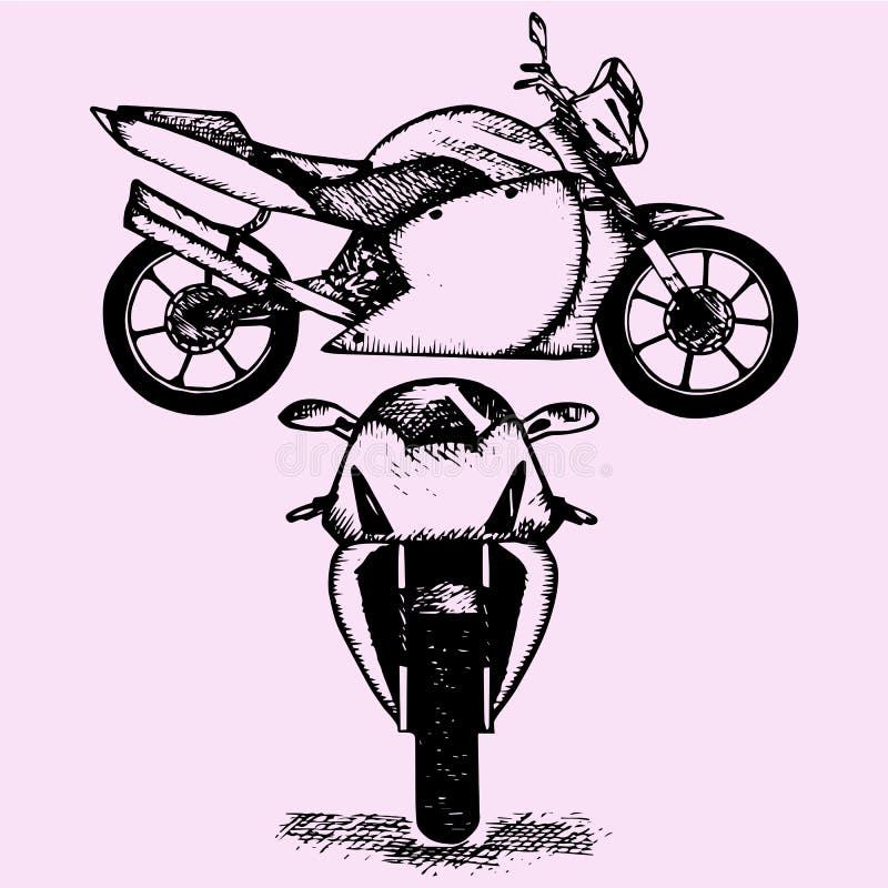 Sport motorcycle stock vector. Illustration of graphic - 83961317