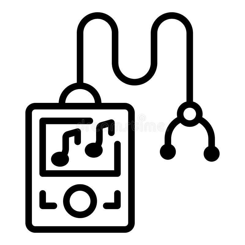 Music Player Apps Icon, Outline Style Stock Vector - Illustration of ... Music Player Apps Icon, Outline Style Stock Vector - Illustration of ...
