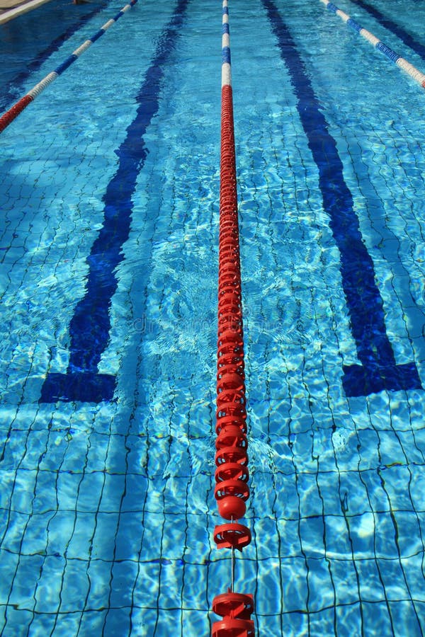 Swimming pool ropes stock image. Image of lane, goggles - 15601673