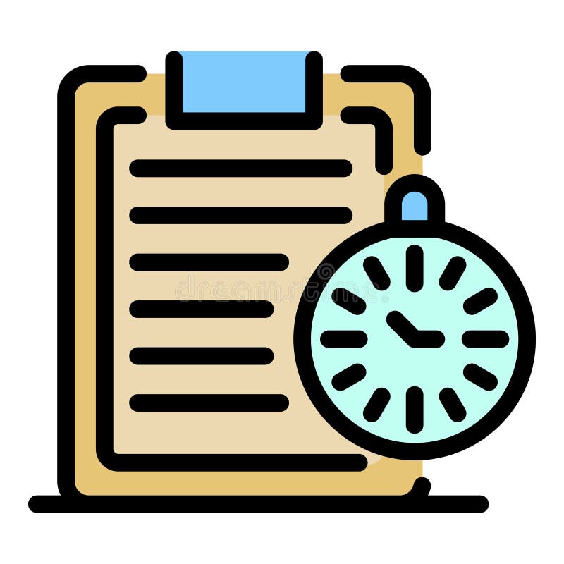 Sport Program Icon Color Outline Vector Stock Vector - Illustration of ...