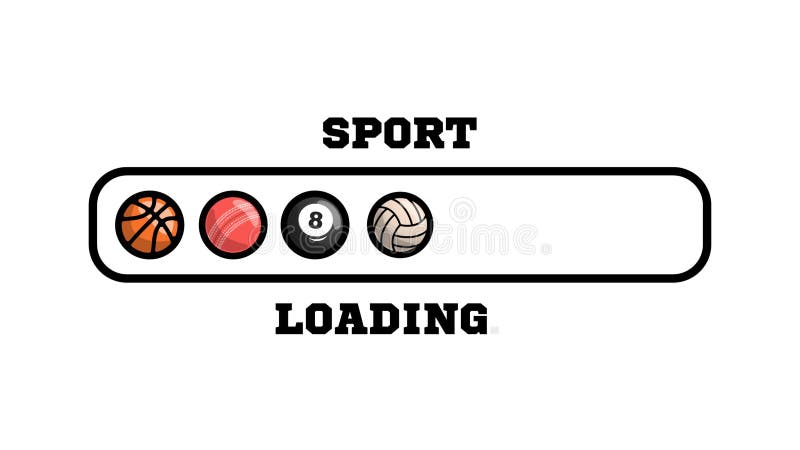 Football Progress Bar. Soccer Loading Bar Illustration Motion Design ...