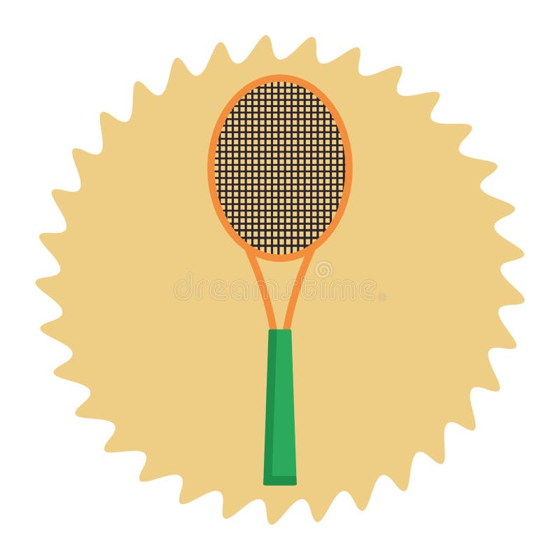 Sport racket cartoon stock vector. Illustration of tennis - 135023832