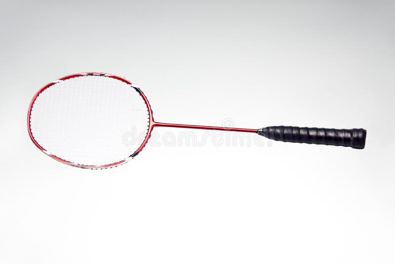 Sport Racket on White Background Stock Photo - Image of apple ...