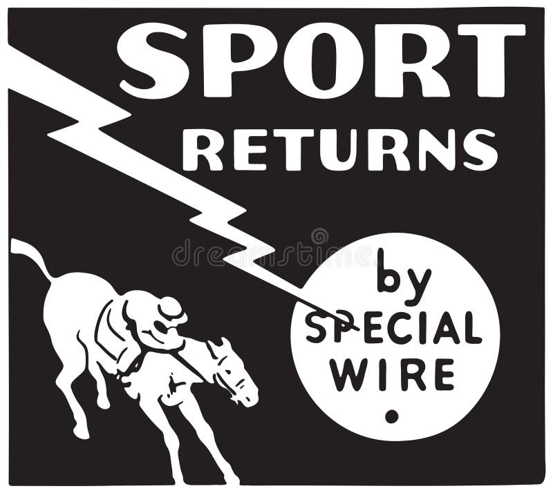 Sport Returns stock illustration. Illustration of graphics - 142270437