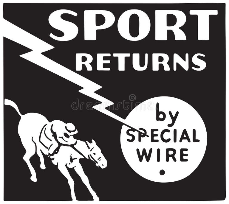 Sport Returns stock illustration. Illustration of graphics - 142270437