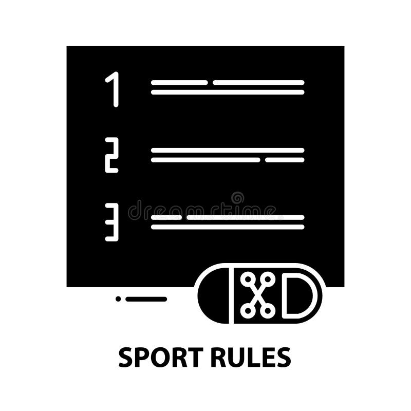 Rules Icon Vector From American Football Concept. Thin Line ...