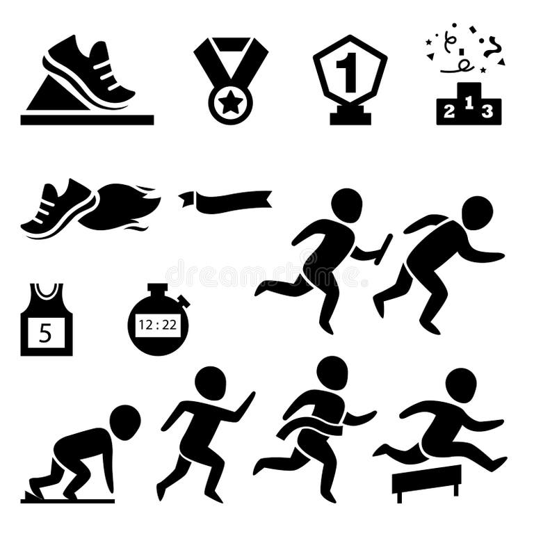 Runner Icon Stock Illustrations – 24,112 Runner Icon Stock ...