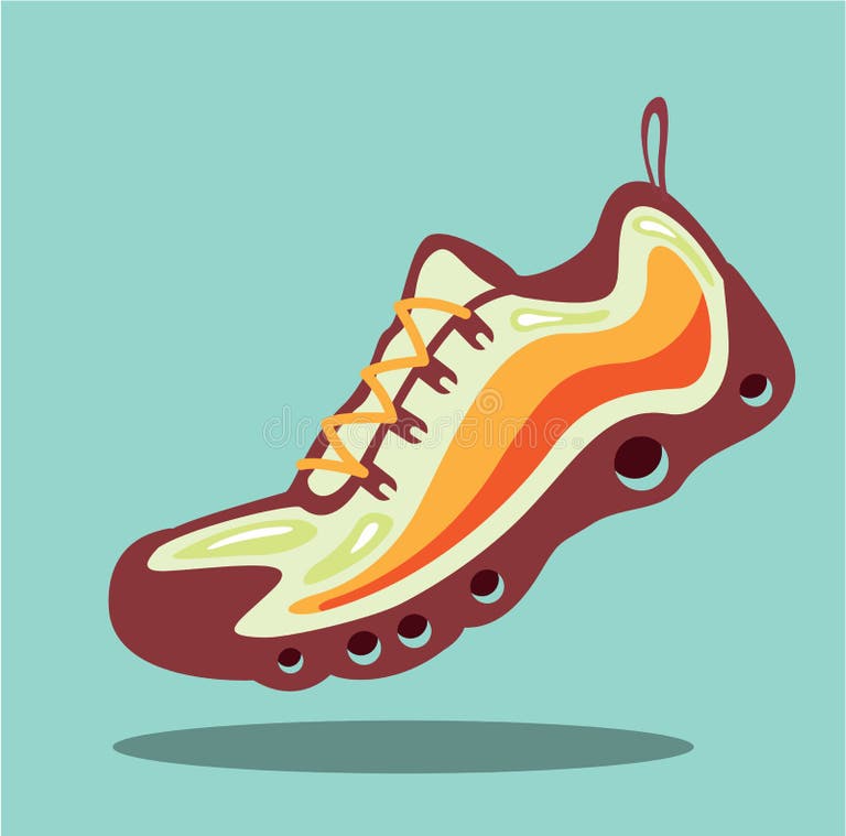 Sport Running Shoe Vector stock vector. Illustration of shoe - 62566384