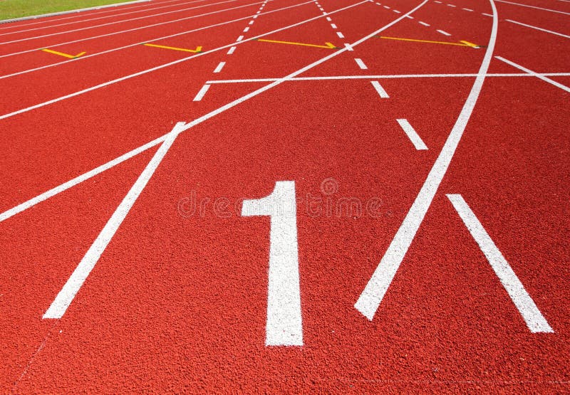 Sport running track stock image. Image of racing, finish - 38455127