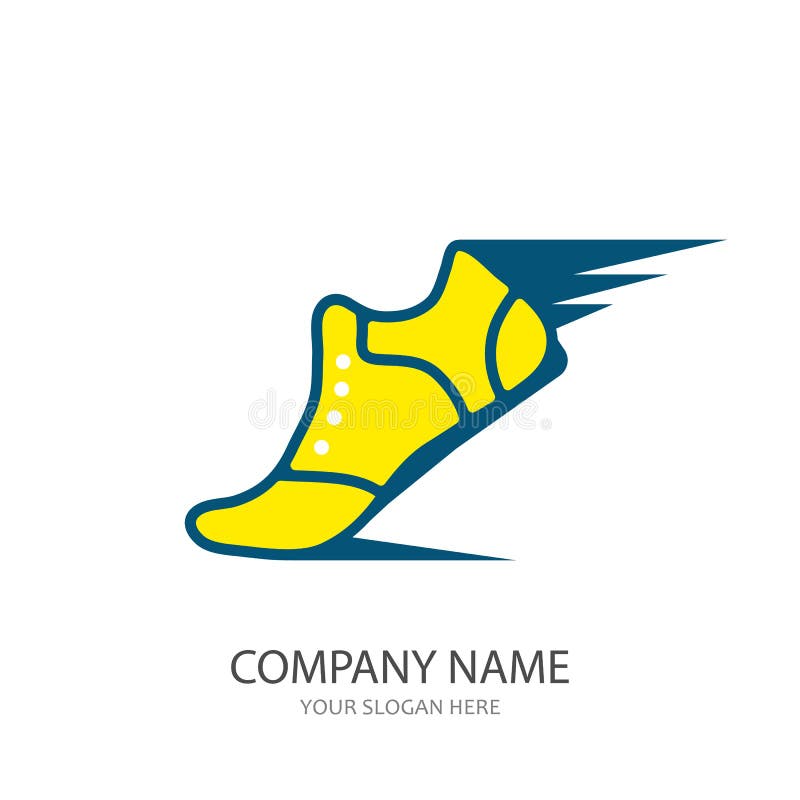 Sport Shoe Icon Or Logo Vector Illustration Stock Vector