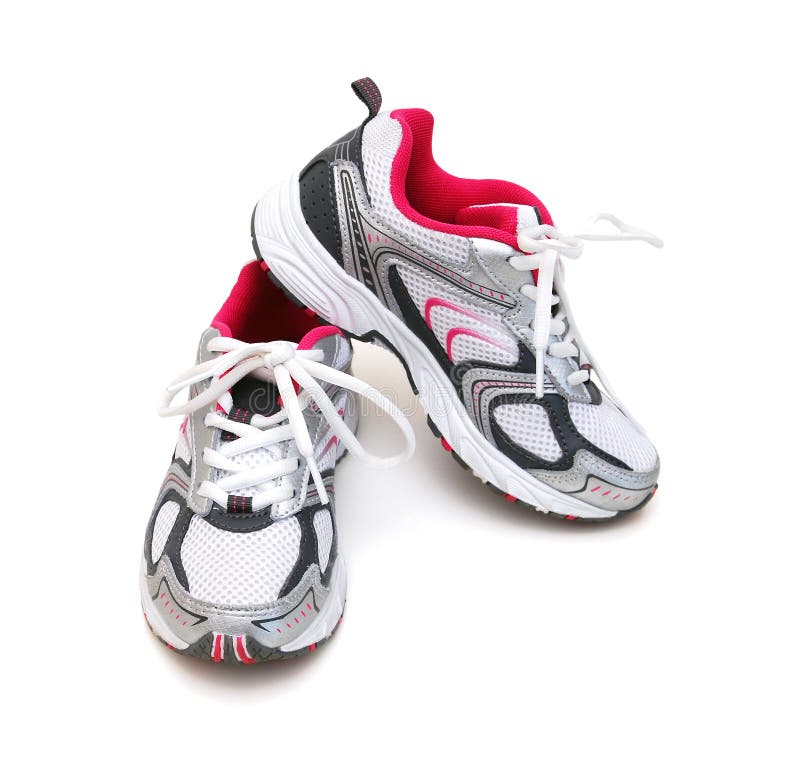 Sport Watch and Running Shoes Stock Photo - Image of monitor, foot ...