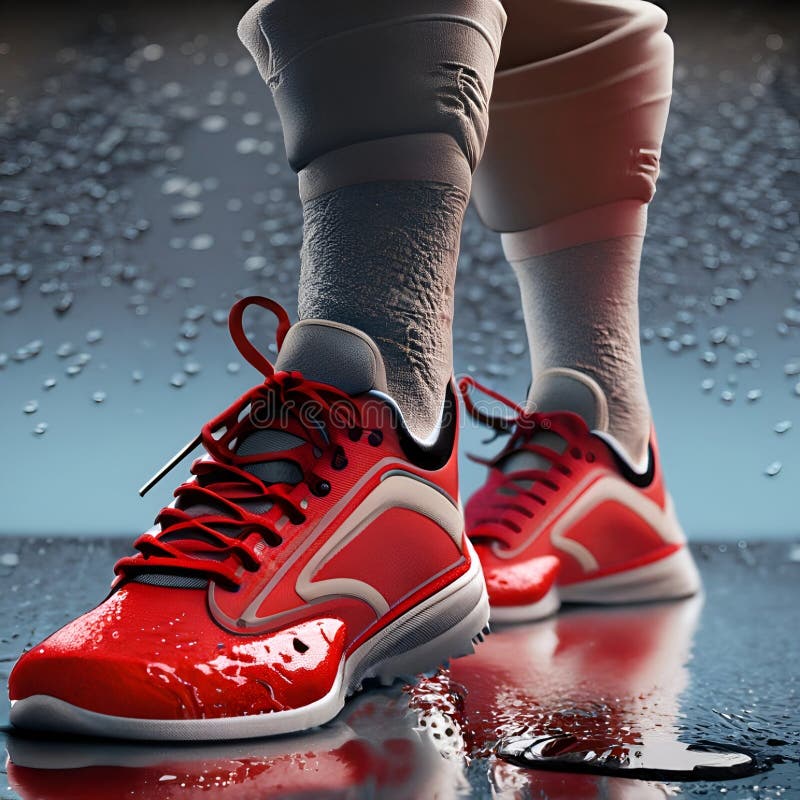 Wet Shoes Clipart Image