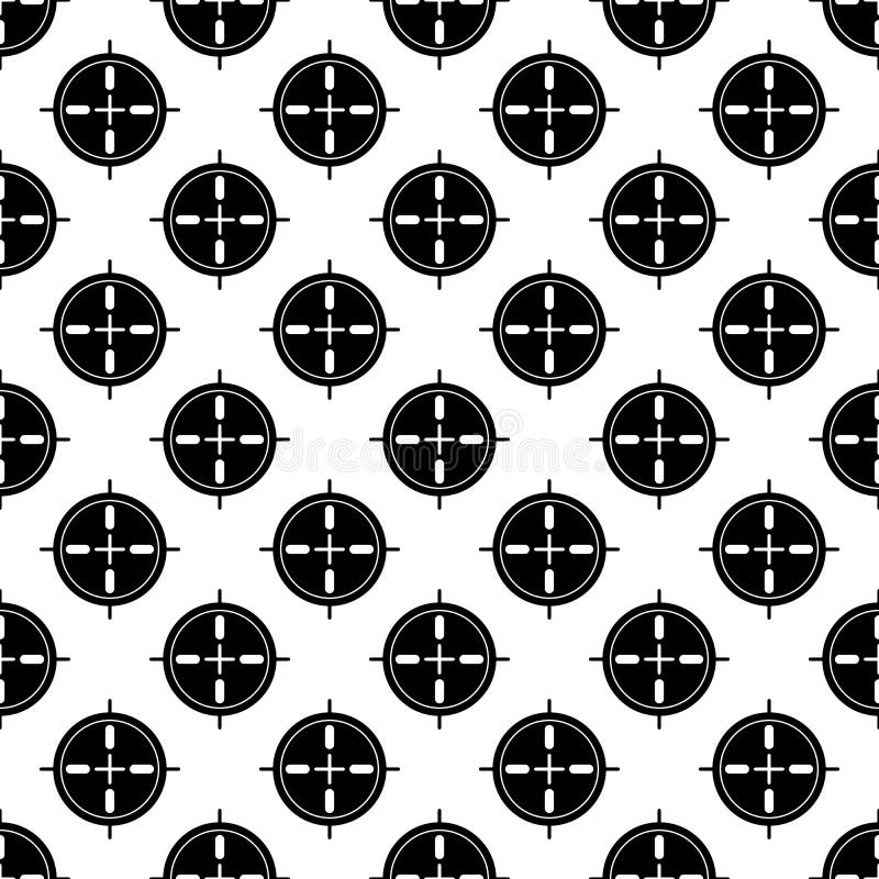 Sport Sniper Aim Pattern Seamless Vector Stock Vector - Illustration of ...