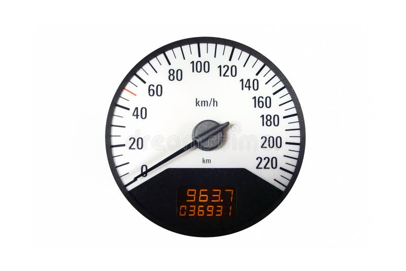 Speedometer of Sport Car stock photo. Image of glowing - 2539102