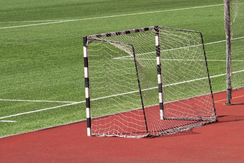 Sport Stadium Football Field and Gate Stock Photo - Image of outdoor ...