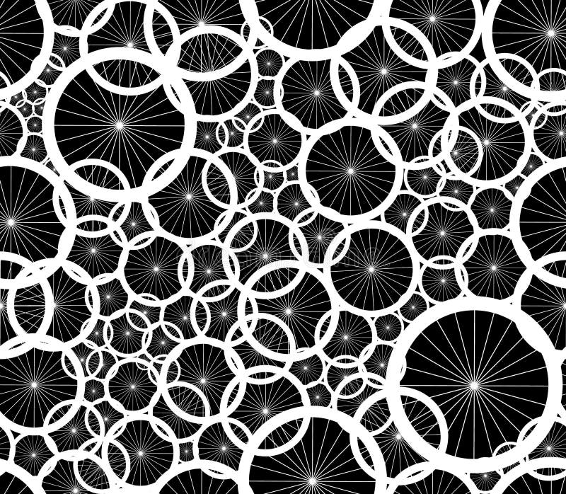 Sport Vector Seamless Texture with Bike Wheels Stock Vector ...