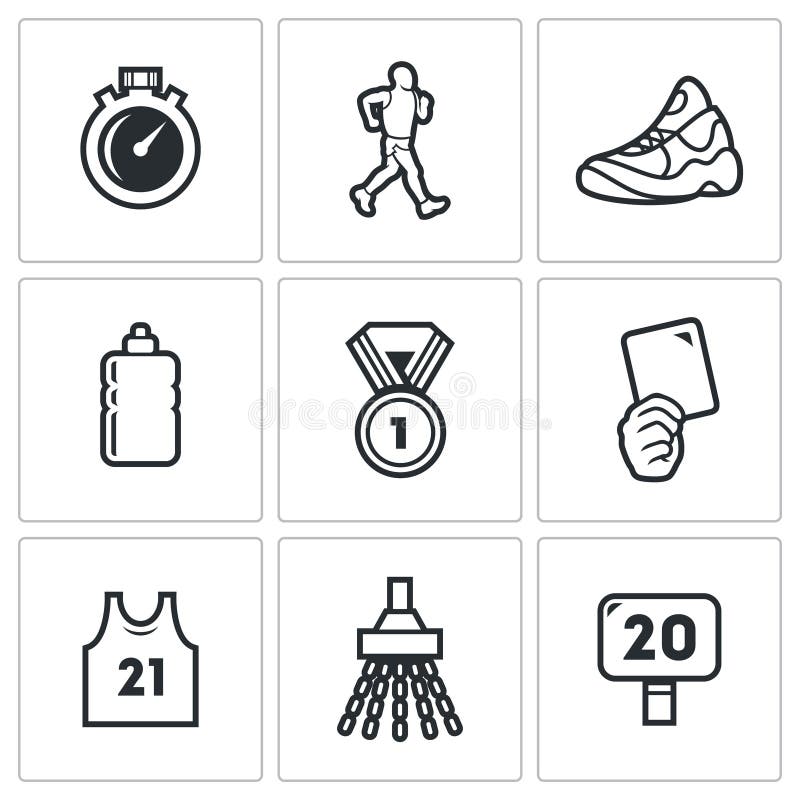 Sport Walking. Vector Illustration Stock Vector - Illustration of ...