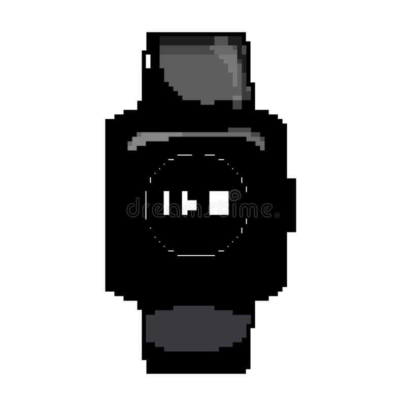 Sport Watch Tracker Game Pixel Art Vector Illustration Stock Vector ...