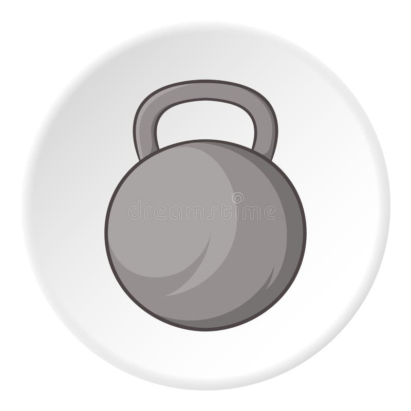 Sport Weight Icon, Cartoon Style Stock Illustration - Illustration of ...