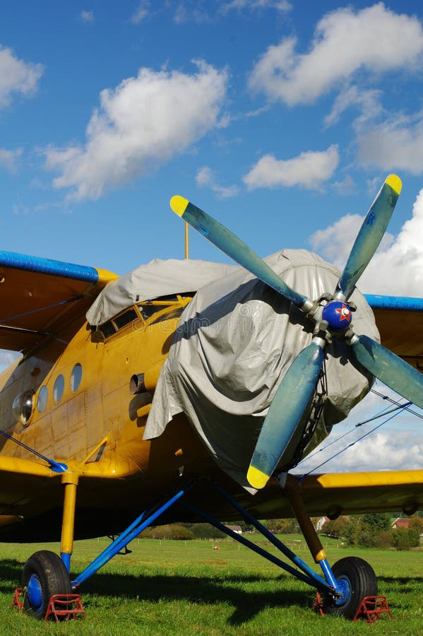 Sporting biplane aircraft stock photo. Image of sports - 45640466