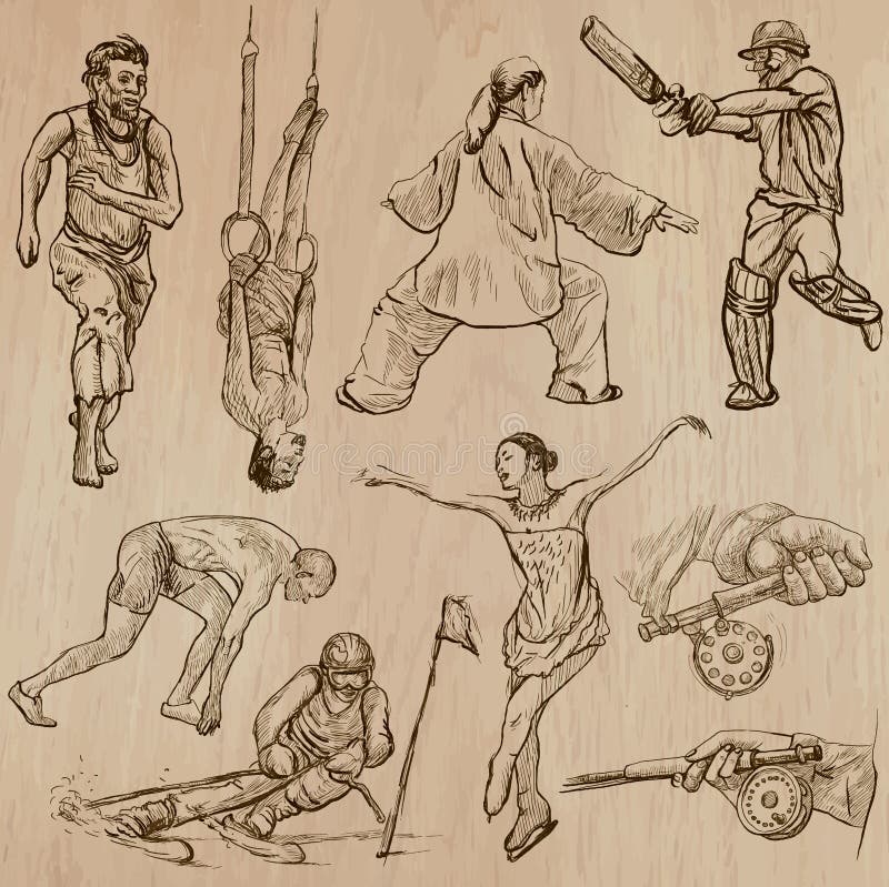 Martial Art Kung Fu Self Defense Stock Vector - Illustration of ...