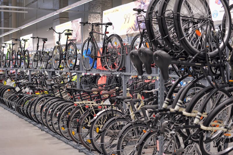 Bike Area in Decathlon Store Editorial Photo - Image of indoor, main ...