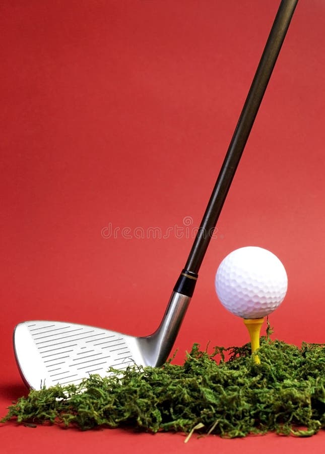 Sporting and Leisure Pursuit, Golf - Vertical. Stock Photo - Image of ...