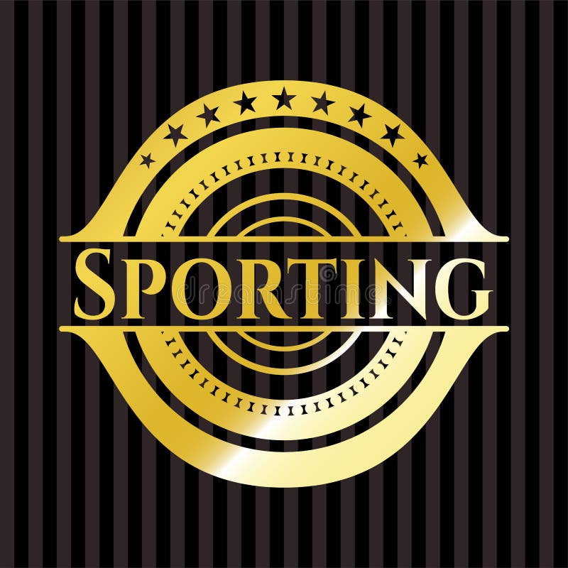 Sporting Shiny Badge. Vector Illustration. Detailed. EPS10 Stock ... Sporting Shiny Badge. Vector Illustration. Detailed. EPS10 Stock ...