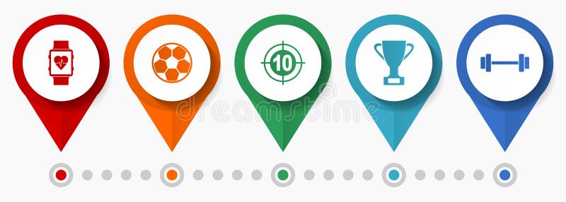 Sports pointers stock vector. Illustration of mark, baseball - 35763807