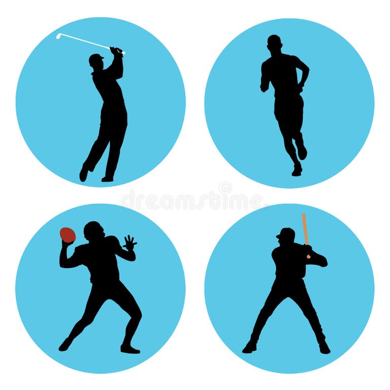 Sports Symbols Field Stock Illustrations – 496 Sports Symbols Field ...