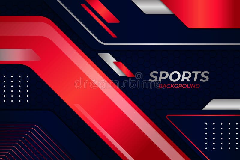 Modern Abstract Sports Background Design Overlapped Shape Stock Vector ...