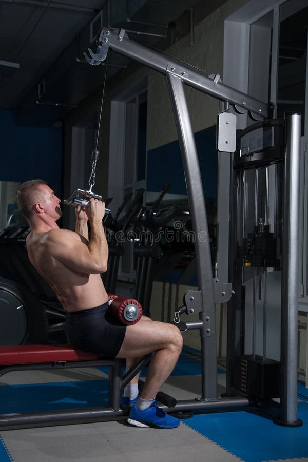 Sports Background. Young Athlete Getting Ready for Weight Lifting ...