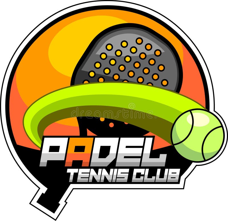 Padel Tennis Club Graphic Logo Design Stock Vector - Illustration of ...
