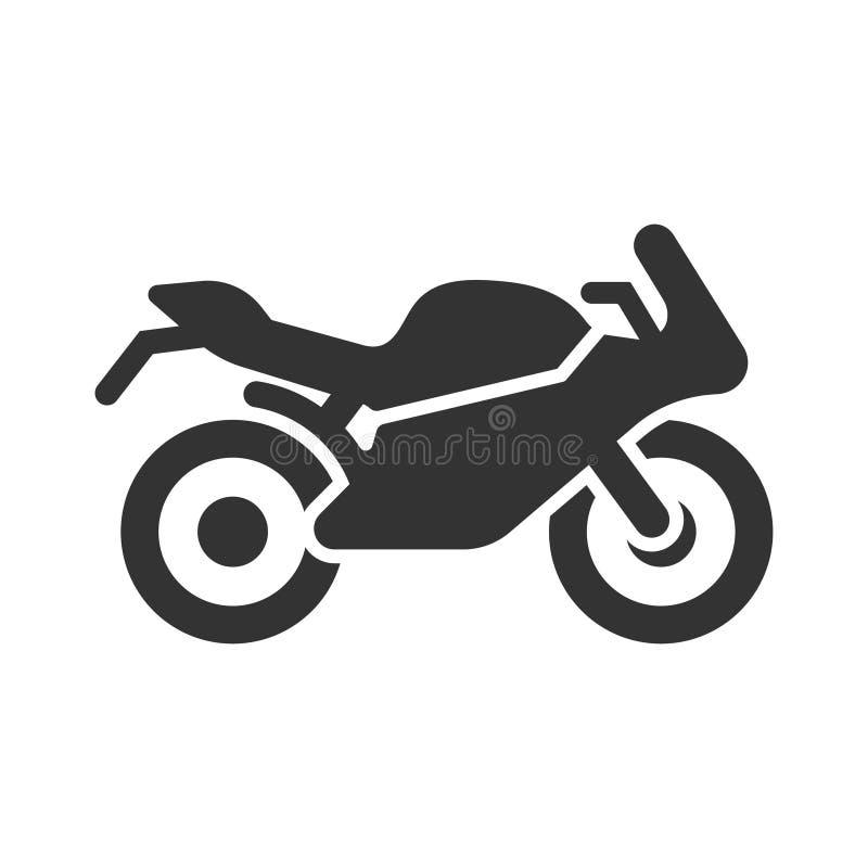 Sports bike icon stock vector. Illustration of motor - 213764542