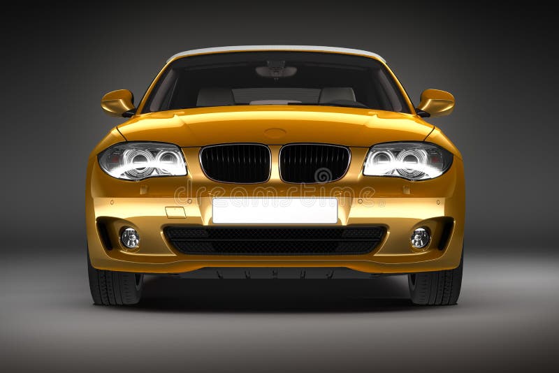 Sports car. 3d render stock illustration. Illustration of front - 29291508