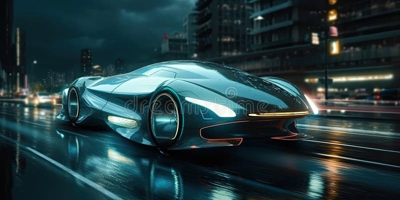 Sports car concept design. stock illustration. Illustration of race ...