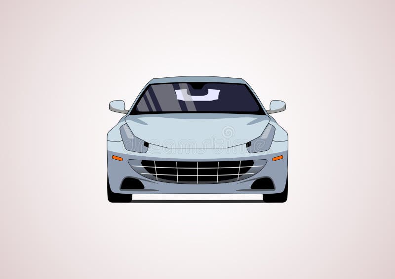 Ferrari Front View Vector Stock Illustrations – 33 Ferrari Front View ...